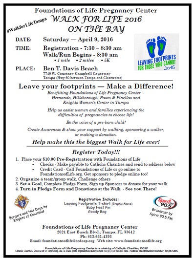 Walk for Life 2016 - On the Bay | Providing help. Creating hope.