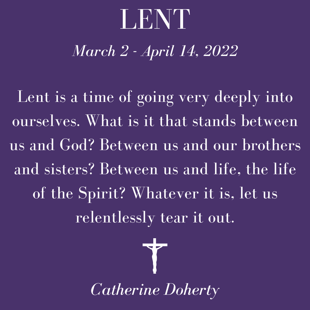 Lenten Give Up and Give | Providing help. Creating hope.